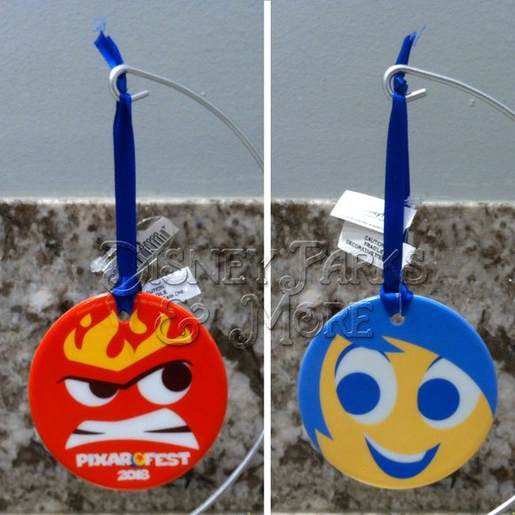 Disney | Holiday | Disney Parks Inside Out Ornament Pixar Fest Anger ...